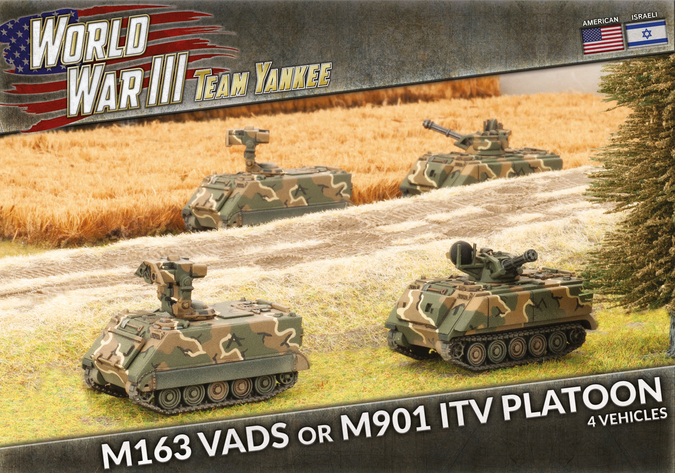 WWIII: American: M163 VADS or M901 ITV Platoon (Plastic) – Battle Bunker